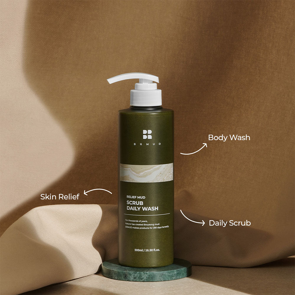 Relief Mud Scrub Daily Wash | Brmud | Asian Beauty X